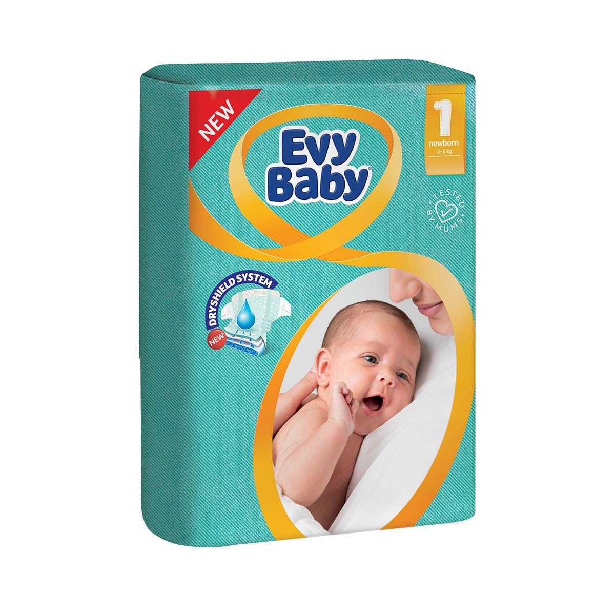 EVY BABY - ევი ბეიბი ბავშვის საფენი 2-5 კგ 11 ცალი 8025